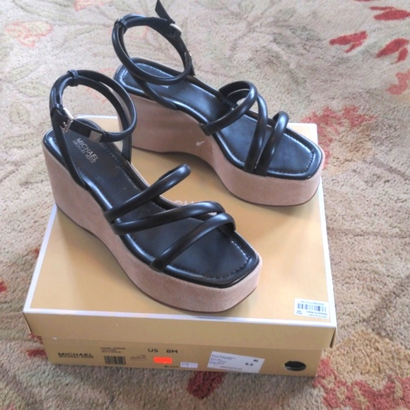 MICHAEL Michael Kors | Shoes | Michael Kors Hazel Wedge Platform ...